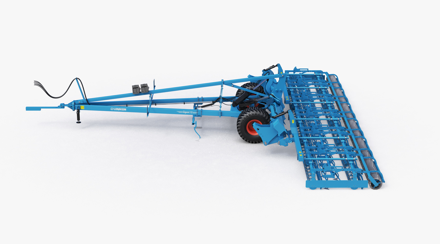 modelo 3d Lemken System-Kompaktor Gigant Cultivador de suelo ...