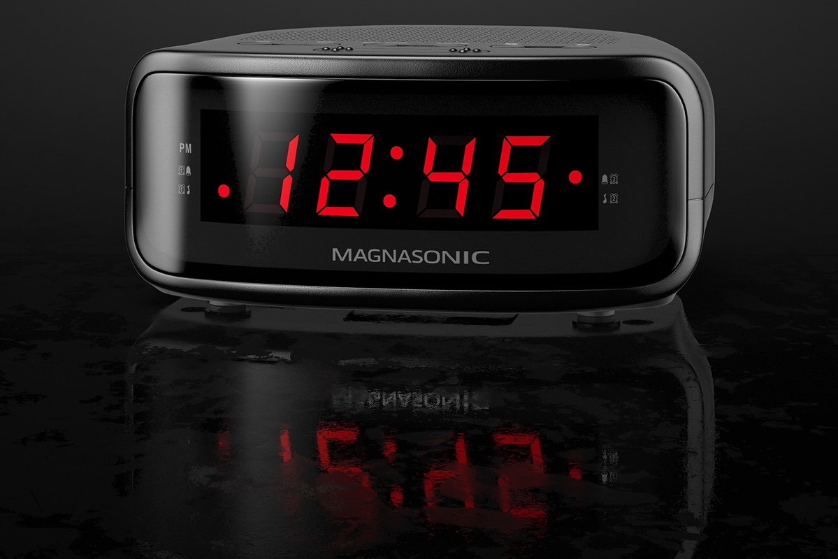 3D digital clock radio magnasonic - TurboSquid 1410225