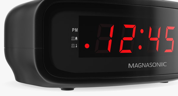 3D digital clock radio magnasonic - TurboSquid 1410225