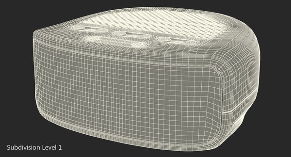 3D digital clock radio magnasonic - TurboSquid 1410225