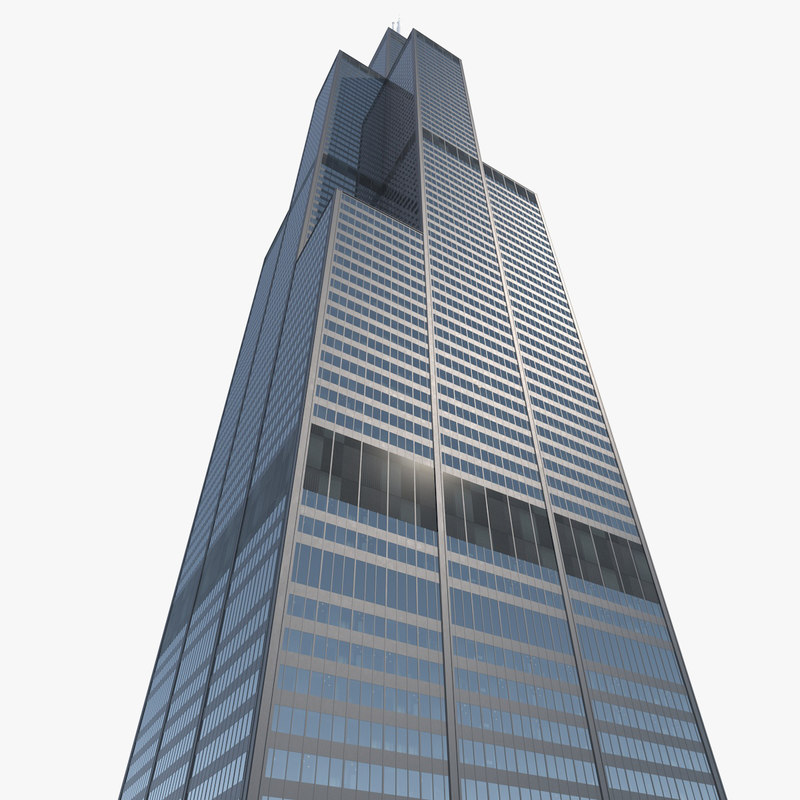 3D willis tower skyscraper center model - TurboSquid 1410109