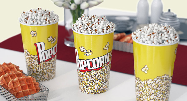 3D medium popcorn bucket popped - TurboSquid 1410138