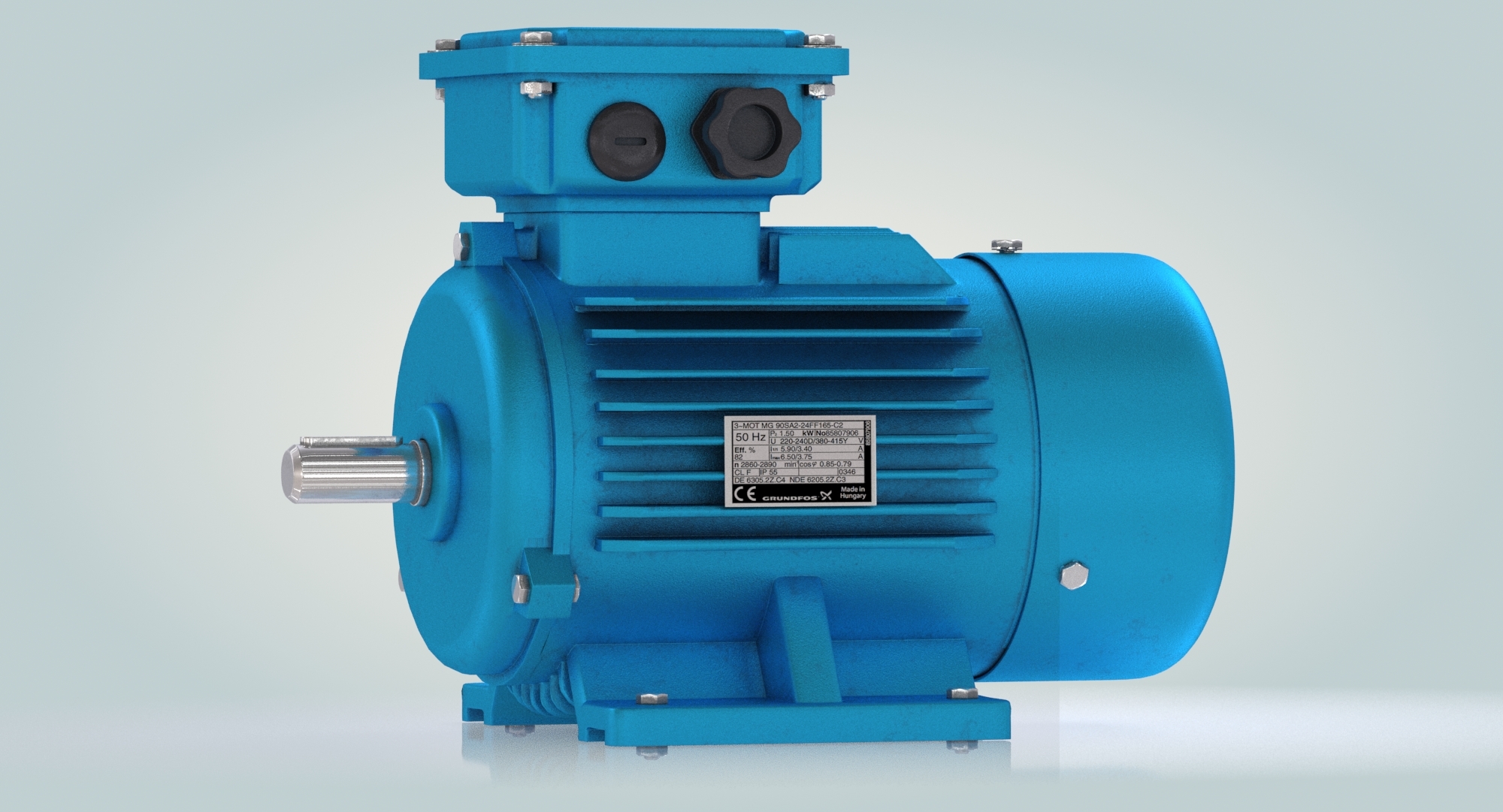 Electric motor 3D model - TurboSquid 1410306
