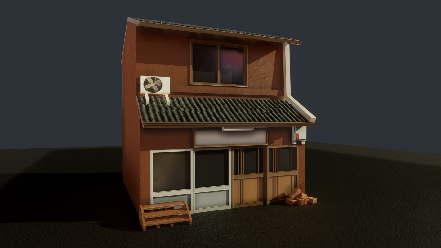 Japanese house japan 3D model - TurboSquid 1410241