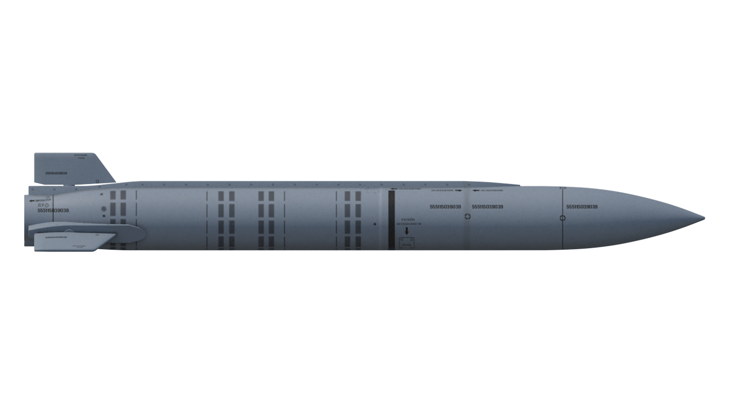 3d model kh-15 missile