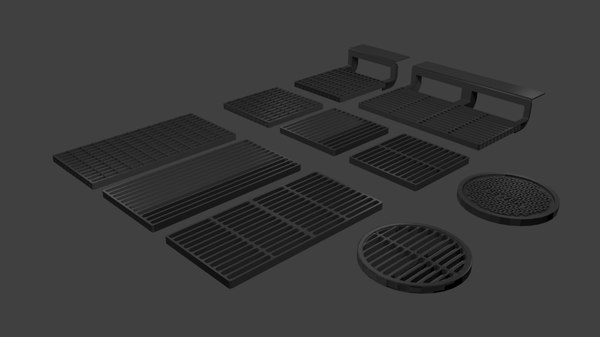 Steel Grate 3D Models for Download | TurboSquid