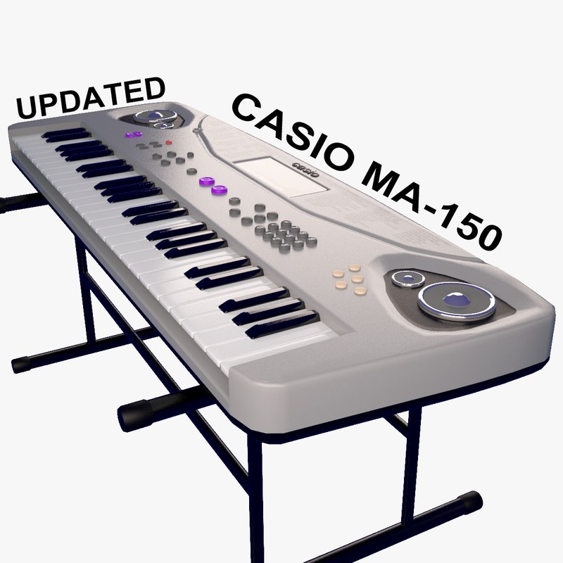 Casio keyboard model - TurboSquid 1169412