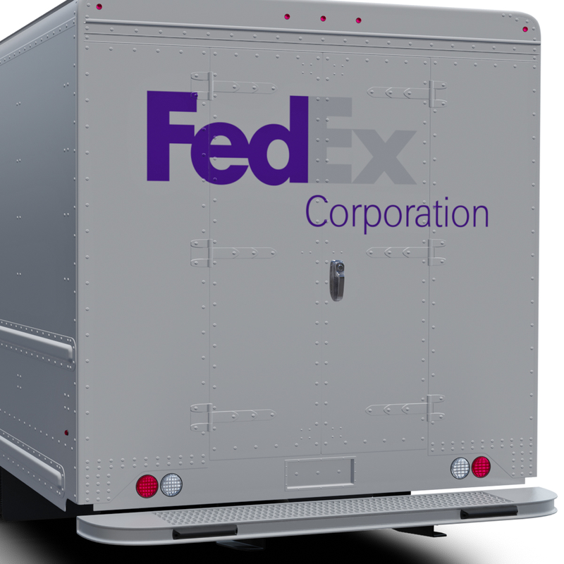 3D model fedex corporation delivery step van - TurboSquid 1410394