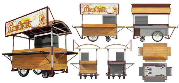 3D hawker stall - TurboSquid 1410445
