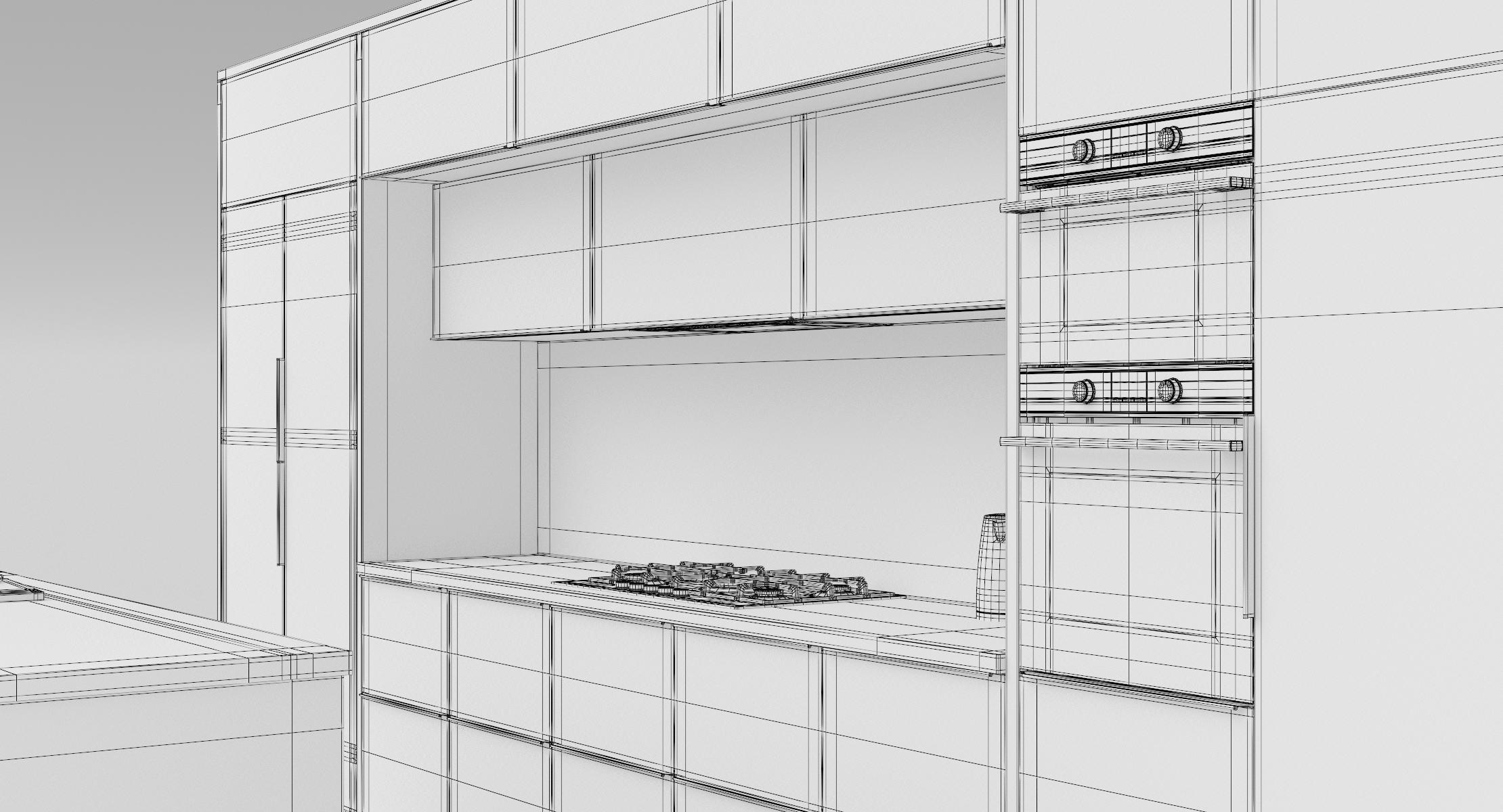 3D kitchen set - TurboSquid 1410604
