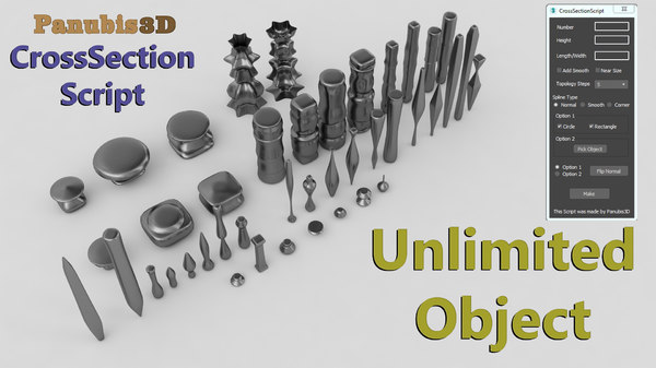 Scripts MaxScript script cross section