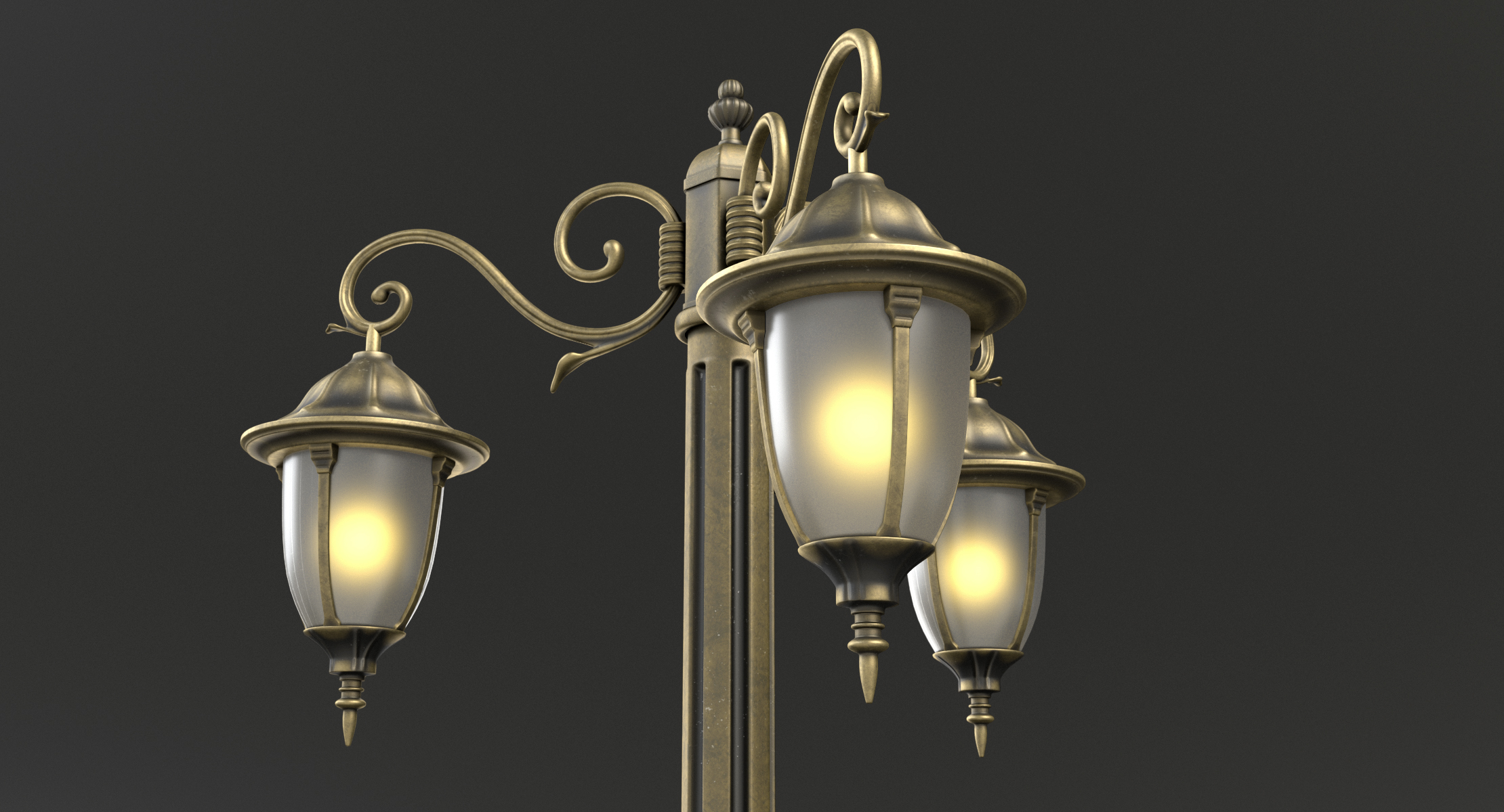 3D street lamp - TurboSquid 1410841