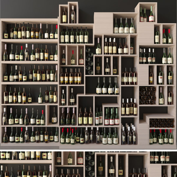 Wine Rack 3D Models for Download | TurboSquid