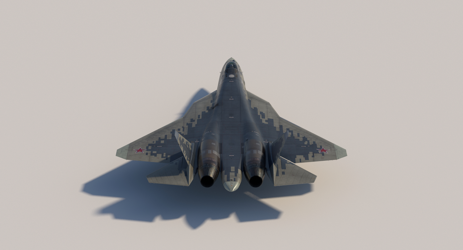 Sukhoi su57 prototype 054 3D - TurboSquid 1411246