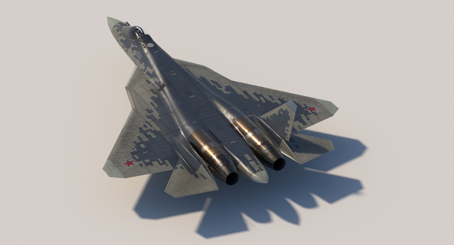 Sukhoi su57 prototype 054 3D - TurboSquid 1411246
