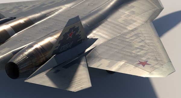 Sukhoi su57 prototype 054 3D - TurboSquid 1411246