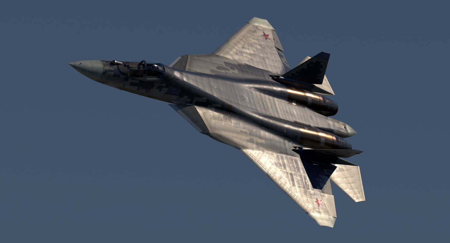 Sukhoi su57 prototype 054 3D - TurboSquid 1411246