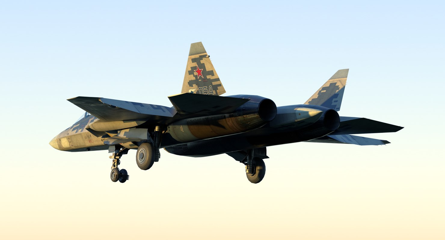 Sukhoi su57 prototype 054 3D - TurboSquid 1411246