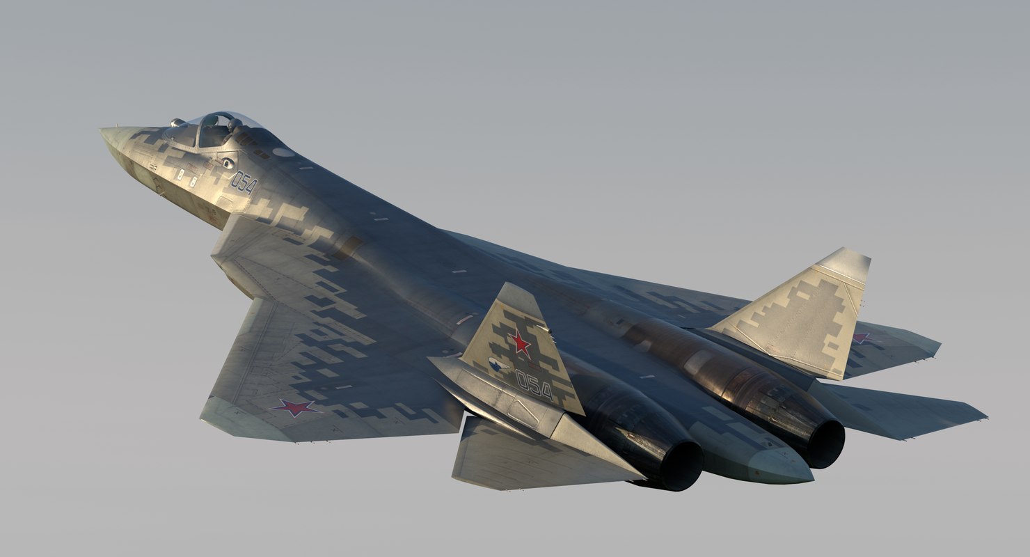 Sukhoi su57 prototype 054 3D - TurboSquid 1411246