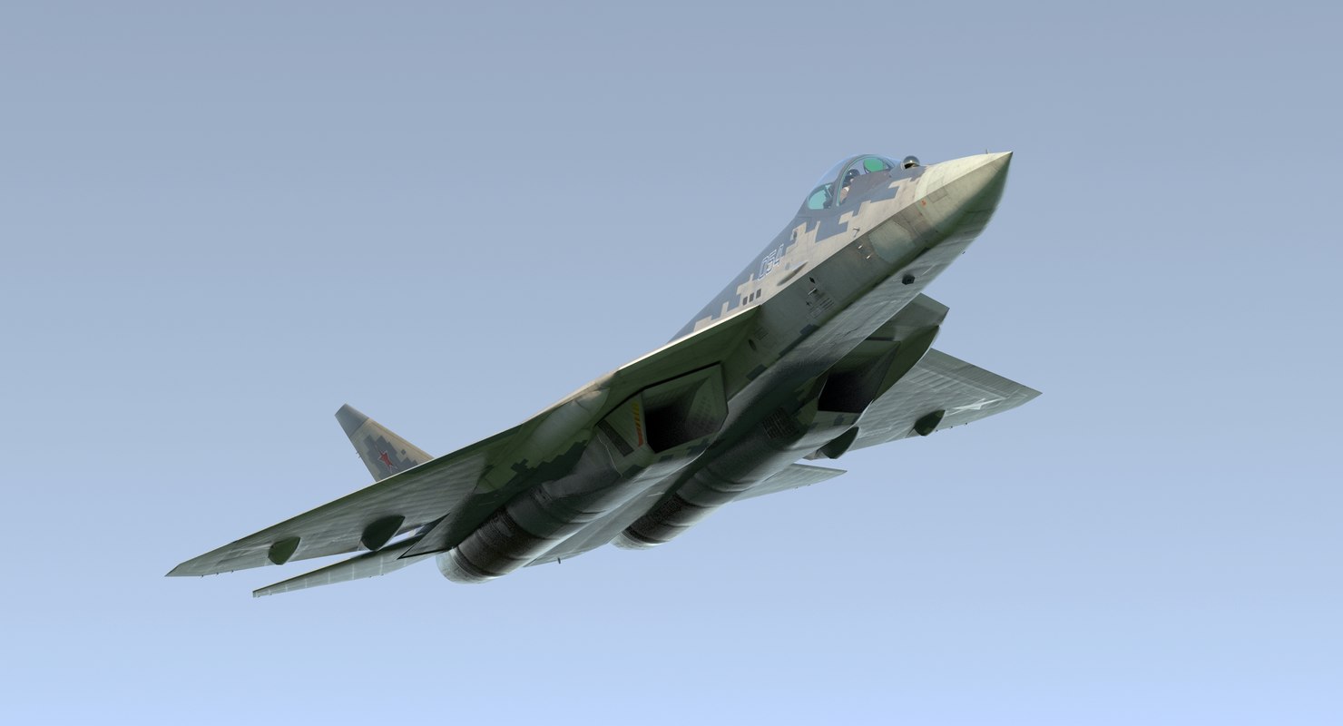 Sukhoi su57 prototype 054 3D - TurboSquid 1411246