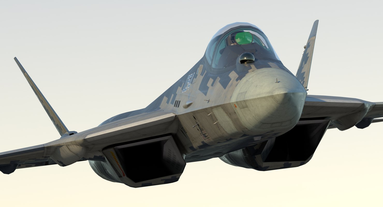 Sukhoi su57 prototype 054 3D - TurboSquid 1411246