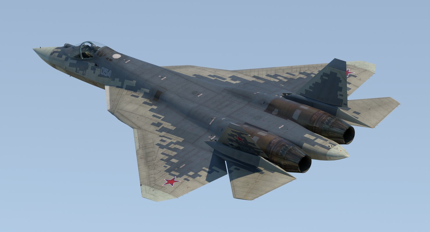 Sukhoi su57 prototype 054 3D - TurboSquid 1411246