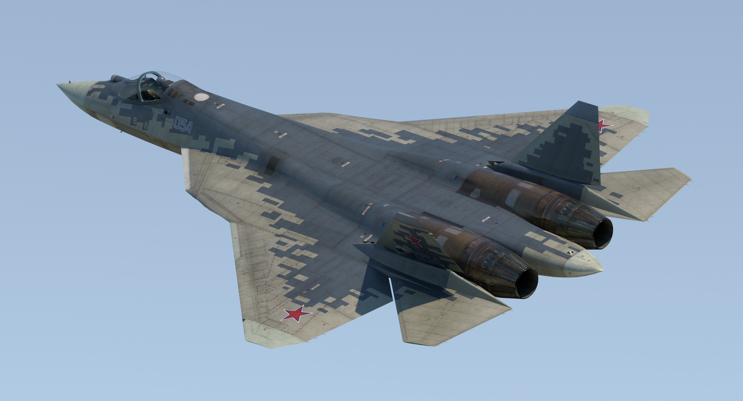 Sukhoi su57 prototype 054 3D - TurboSquid 1411246
