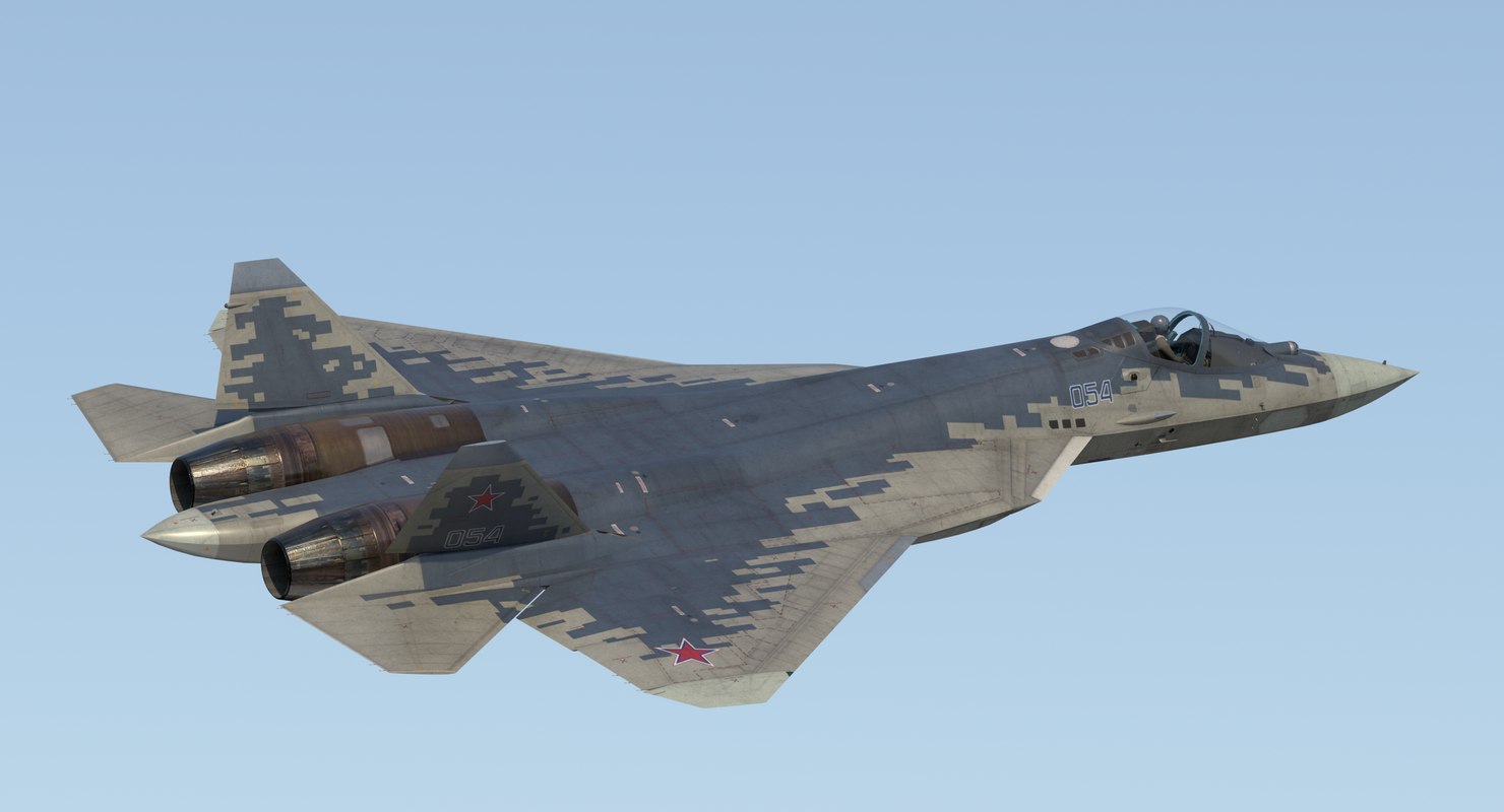Sukhoi su57 prototype 054 3D - TurboSquid 1411246