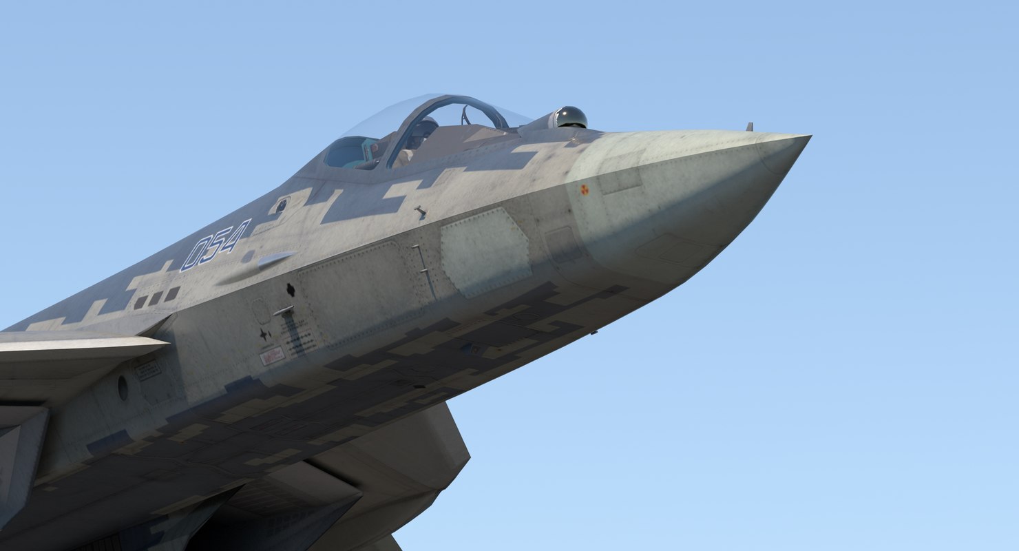 Sukhoi su57 prototype 054 3D - TurboSquid 1411246