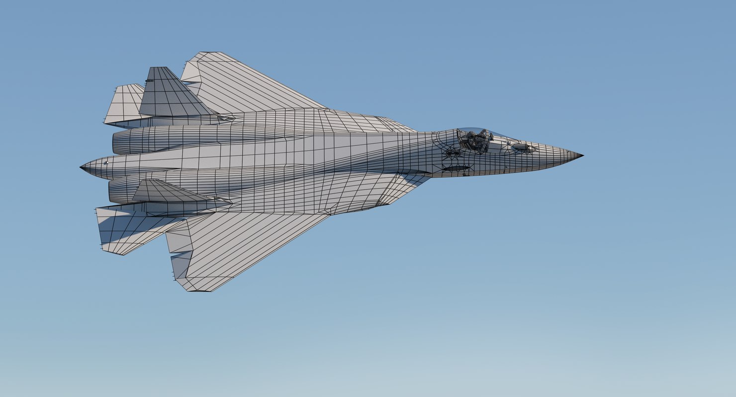 Sukhoi su57 prototype 054 3D - TurboSquid 1411246