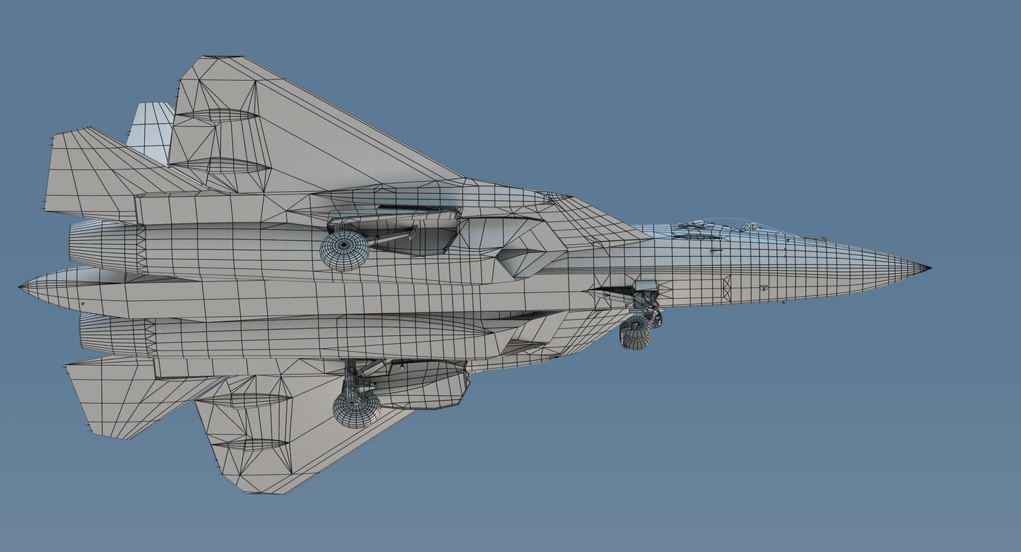 Sukhoi su57 prototype 054 3D - TurboSquid 1411246
