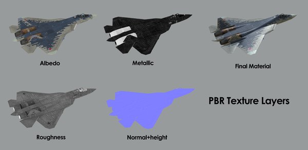 modelo 3d Prototipo SU57 054 - TurboSquid 1411246