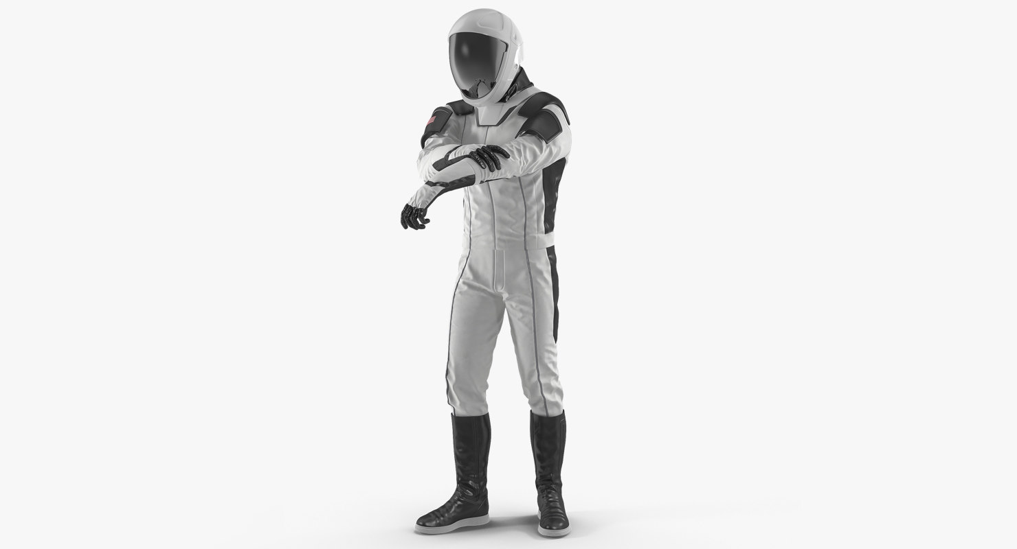Futuristic astronaut space suit 3D model - TurboSquid 1411004