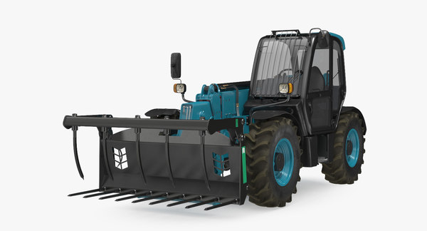Hydraulic telehandler grabber generic 3D model - TurboSquid 1410992