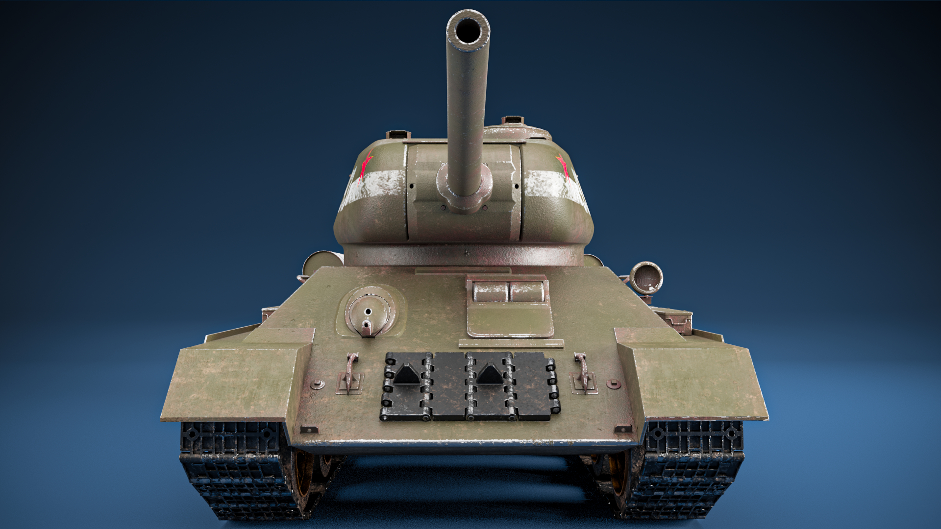 T34 tank 3D model - TurboSquid 1340434