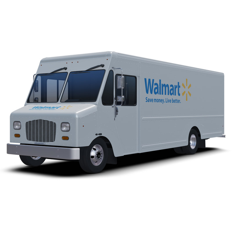 3D model walmart delivery step van - TurboSquid 1411026