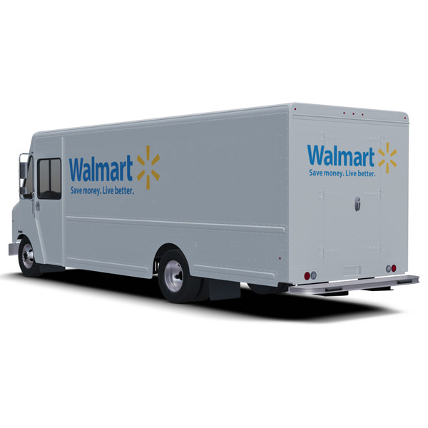 3D model walmart delivery step van - TurboSquid 1411026