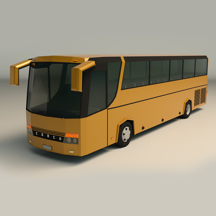 3D model coach bus - TurboSquid 1411075