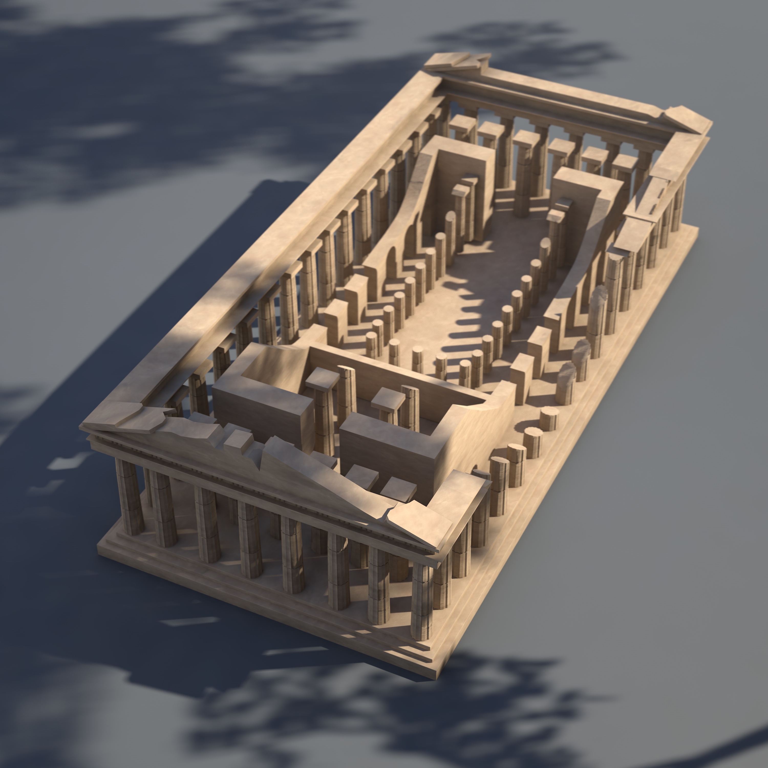 Acropolis marbles history 3D model - TurboSquid 1411206