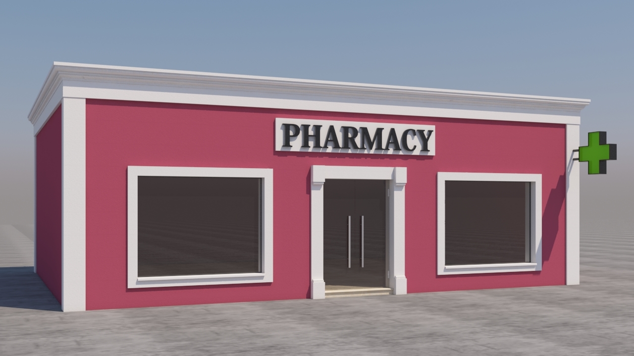 Pharmacy 3D Models for Download | TurboSquid