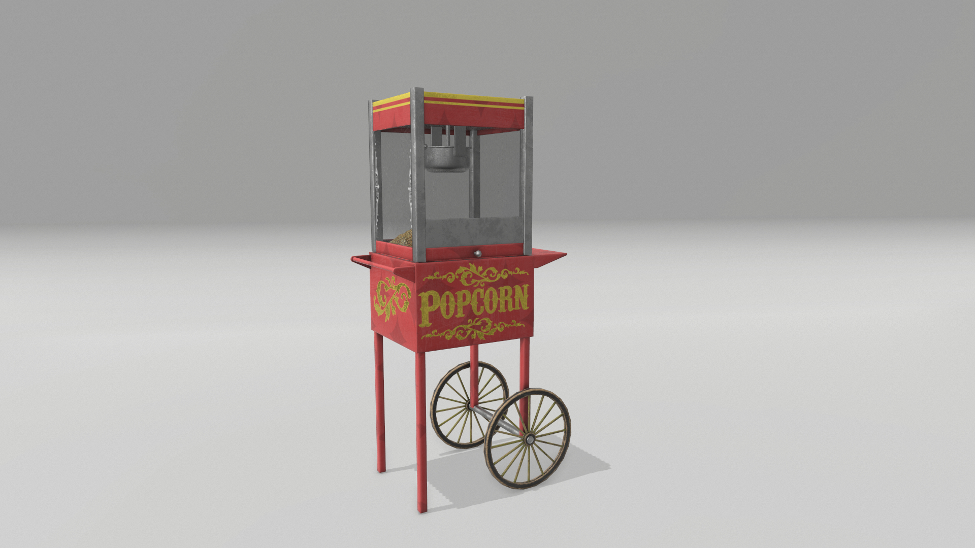 Free 3D popcorn machine model - TurboSquid 1411307