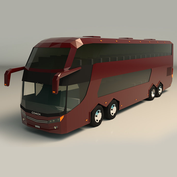 3D model coach bus o - TurboSquid 1411345