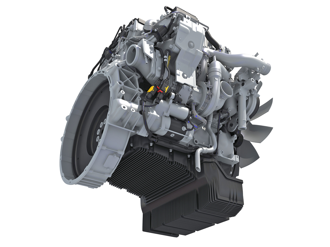 3D detroit dd5 diesel engine model - TurboSquid 1411342