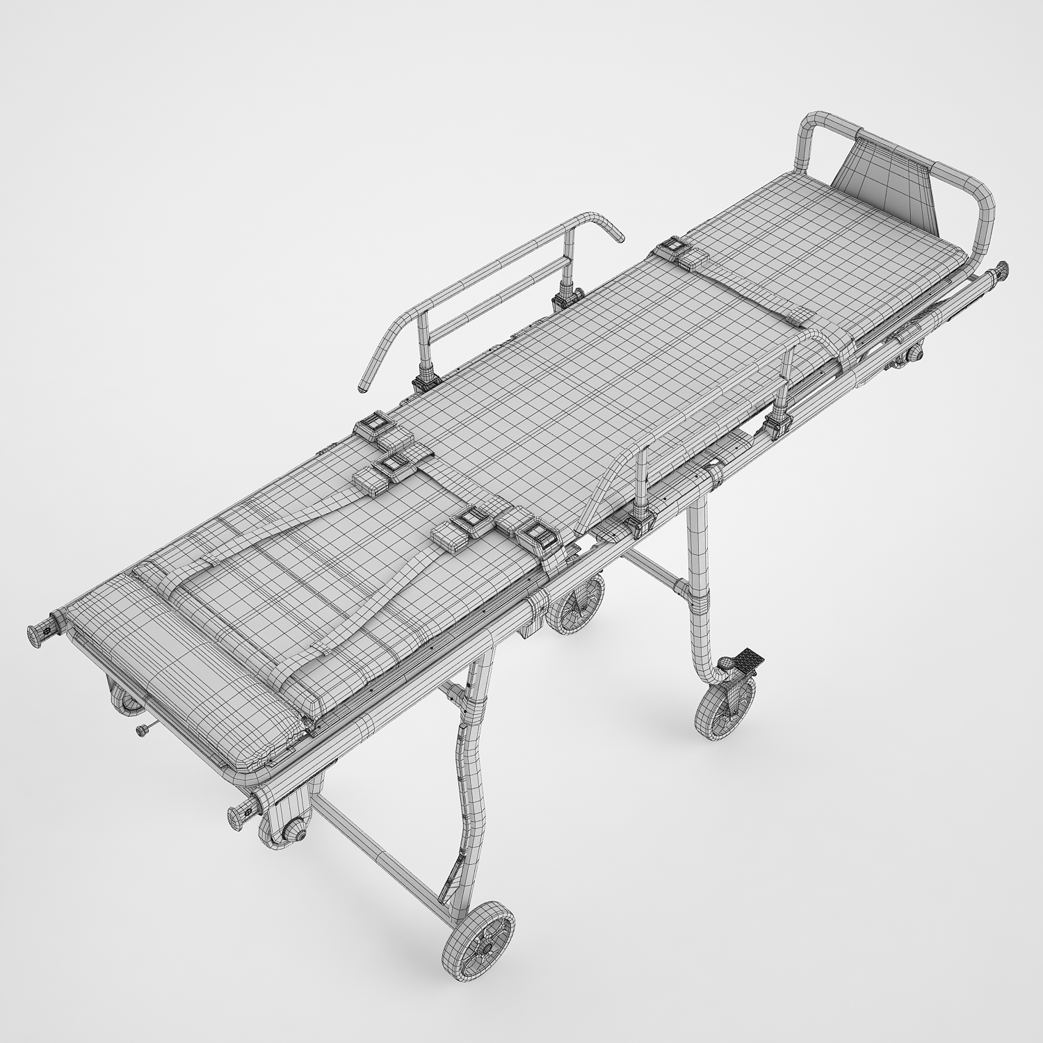 3D model stretcher 01 - TurboSquid 1411449