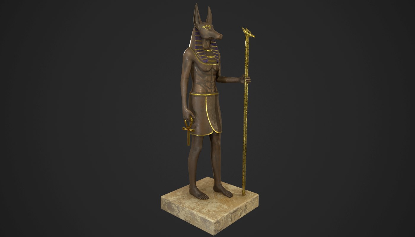 3D anubis statue - TurboSquid 1413274