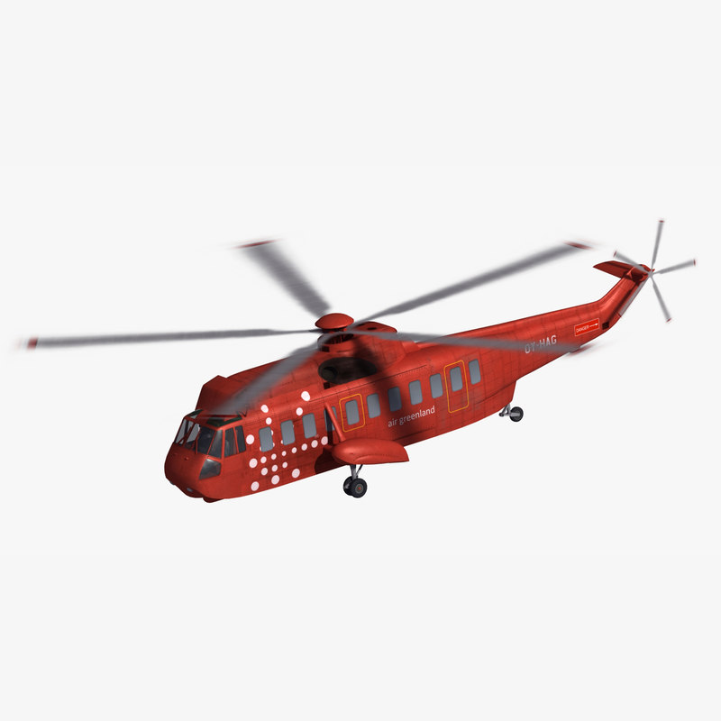 3D model sikorsky s61 civilian helicopter - TurboSquid 1411484