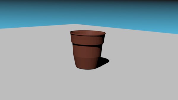 Flower Pot Blender Models for Download | TurboSquid