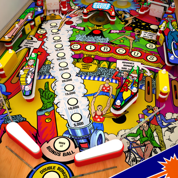 3D circus pinball - TurboSquid 1411520
