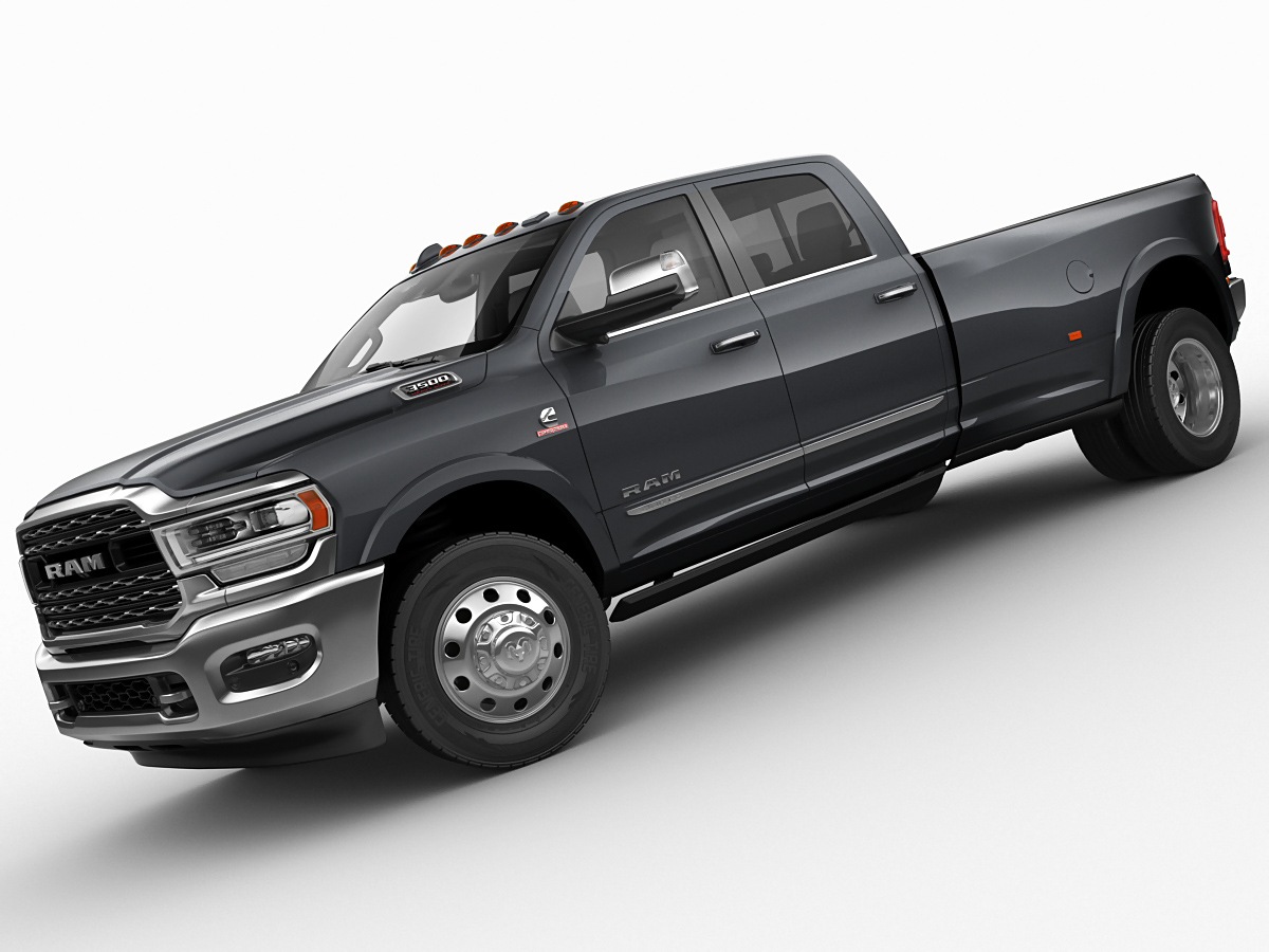 modelo 3d Ram 3500 HD Limited Dually 2019 - TurboSquid 1411572