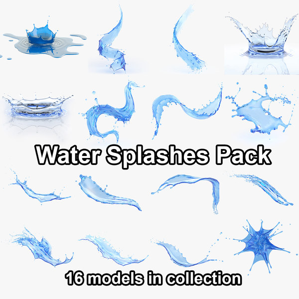 3ds max water splash
